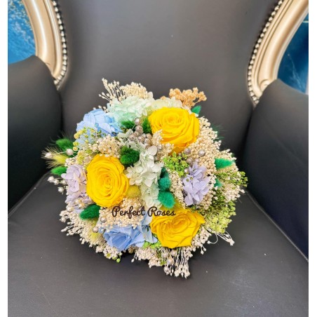 Buchet nunta criogenat galben